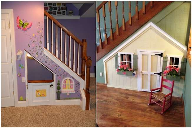 10 Ideas for a Down the Staircase Playhouse - sharingideas.me