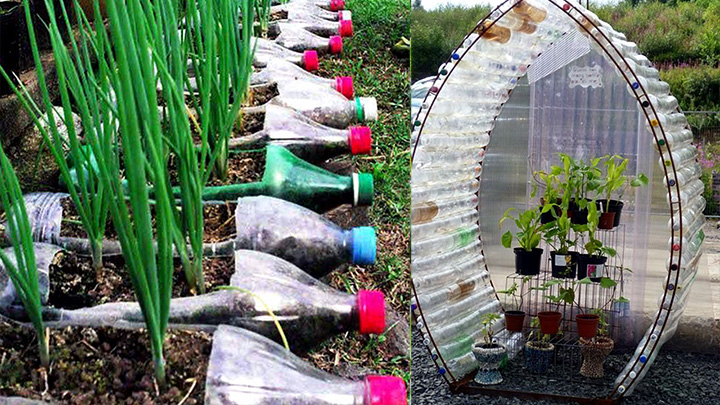 9 Garden Projects Using Recycled Plastic Bottles - sharingideas.me