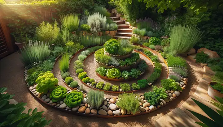 Unwinding Nature's Mystique: Creating Your Spiral Herb Garden with ...