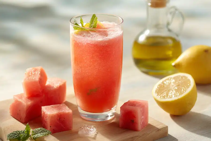 Watermelon, Lemon, and Olive Oil Drink: A Natural Way to Support Your ...