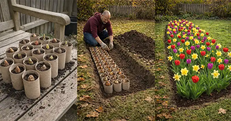 Planting Flower Bulbs in Toilet Paper Rolls: A Simple Method for Strong ...